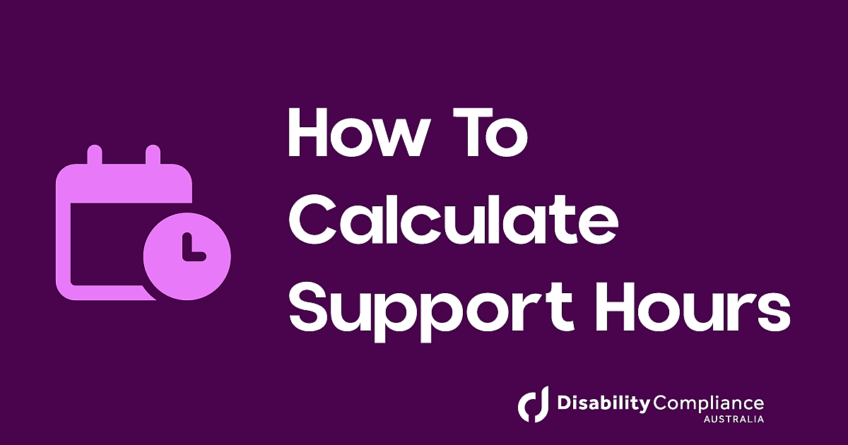 How do I calculate participants… | Disability Compliance Australia