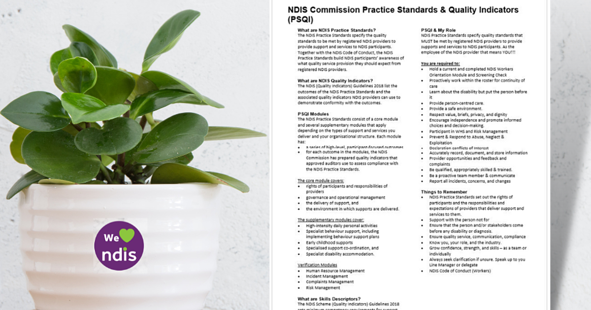 NDIS Commission Practice Standards… | Disability Compliance Australia