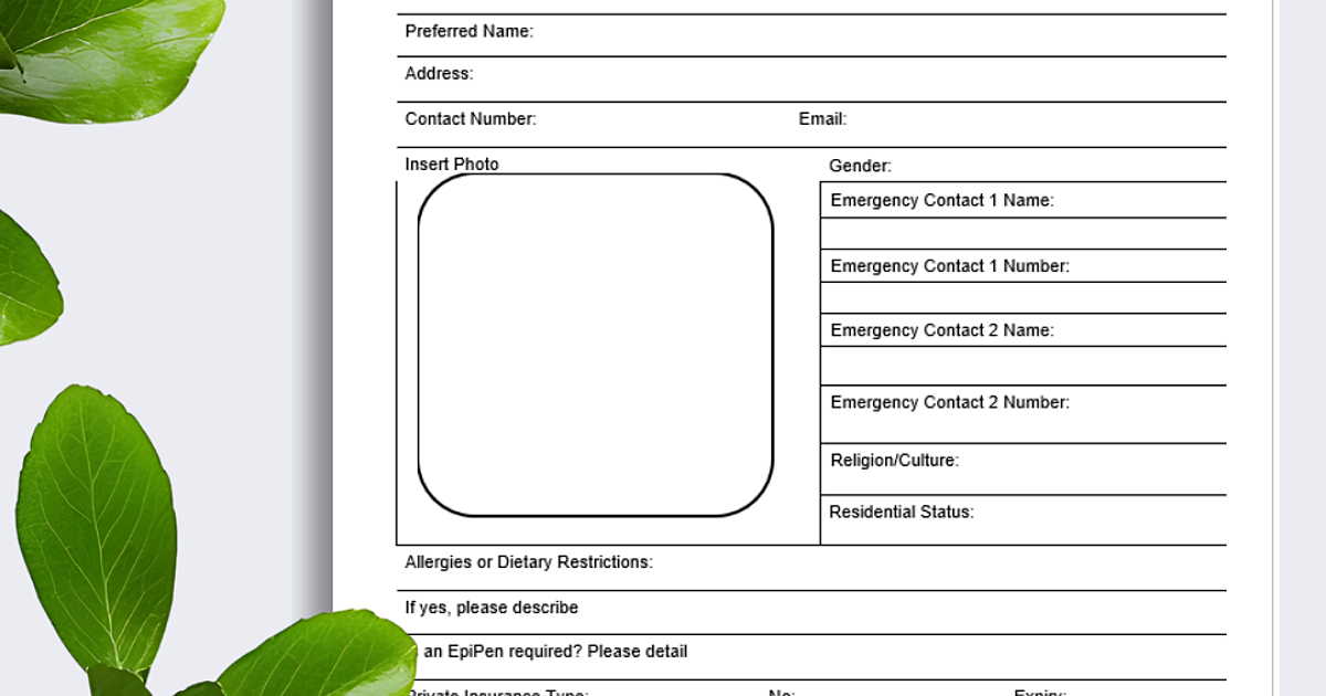 Subcontractor Profile Form | Disability Compliance Australia