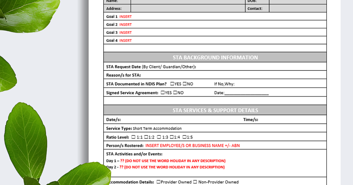 Participant STA Services & Support… | Disability Compliance Australia