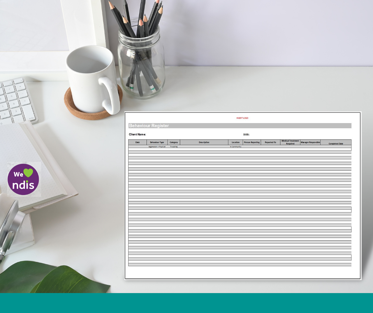Behaviour Recording Register