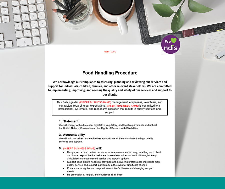 Food Handling Procedure